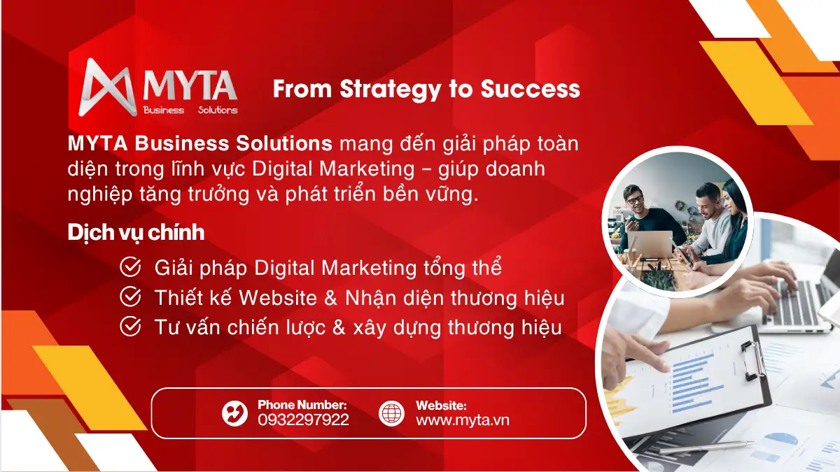 Thiết kế nhận diện thương hiệu — MYTA Business Solutions